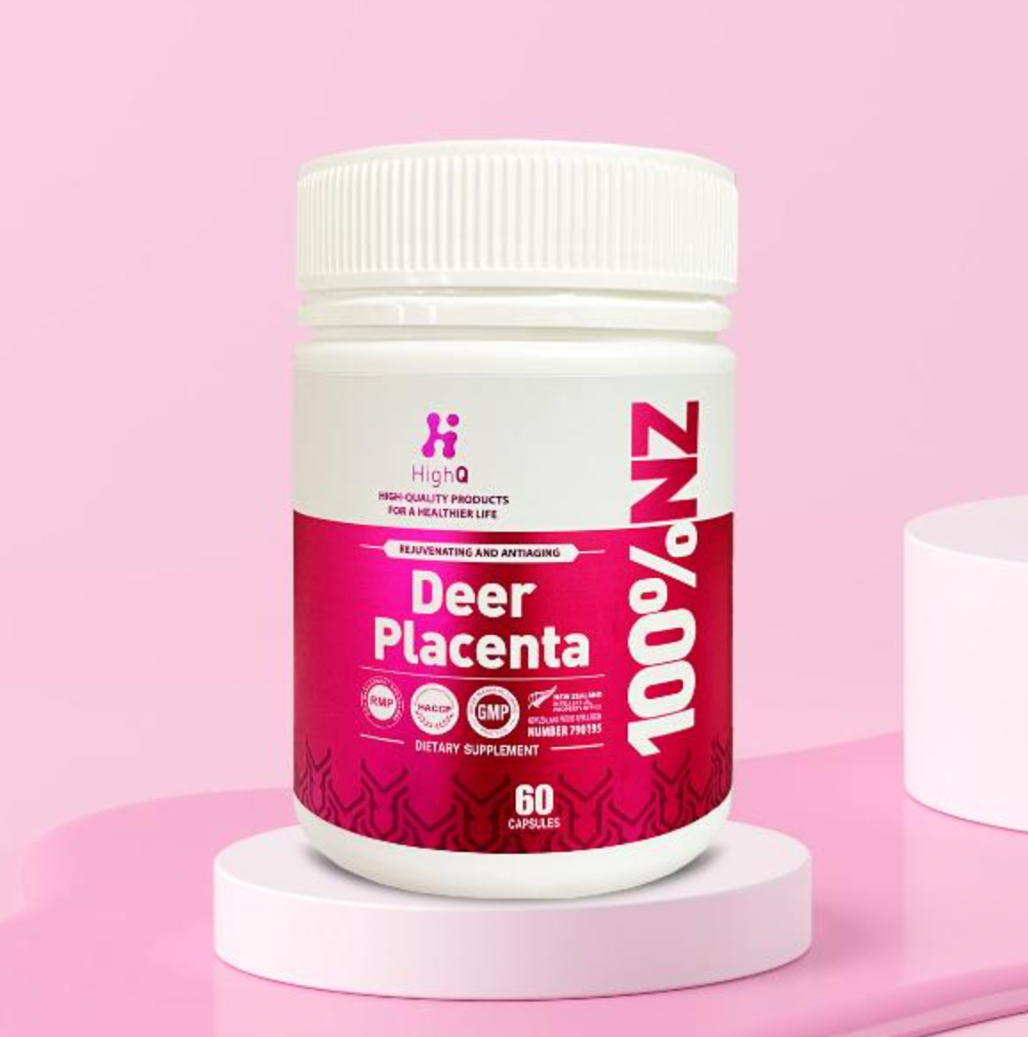HighQ Deer Placenta Capsule 60's – Bio Herb NZ