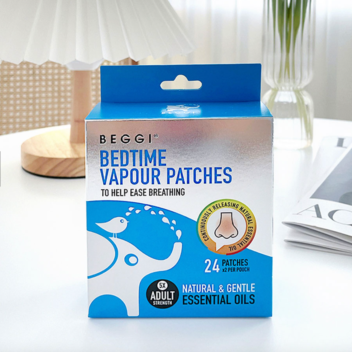 Beggi Bedtime Vapour Patches Adult 24patches 04/2026 – Bio Herb NZ