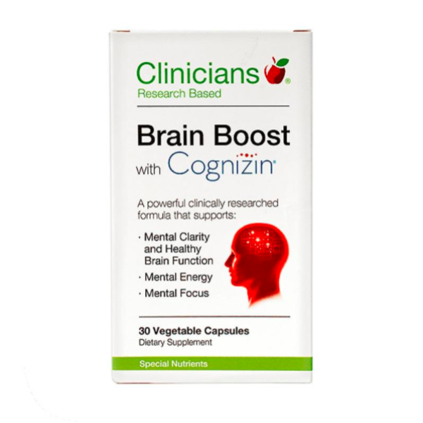 Clinicians Brain Boost with Cognizin 30 Capsules – Bio Herb NZ