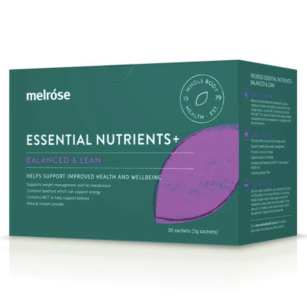 Melrose Essential Nutrients Balanced and Lean 30 x 3g – Bio Herb NZ