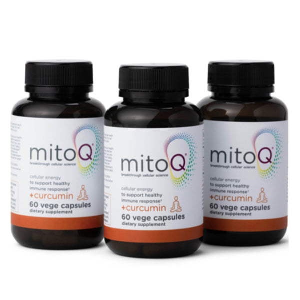 3 Packs MitoQ Curcumin 60 Capsules (180 caps in total) – Bio Herb NZ