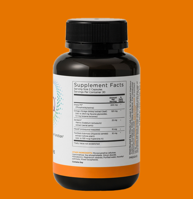 MitoQ Brain Support Vege Capsules 60 Capsules – Bio Herb NZ