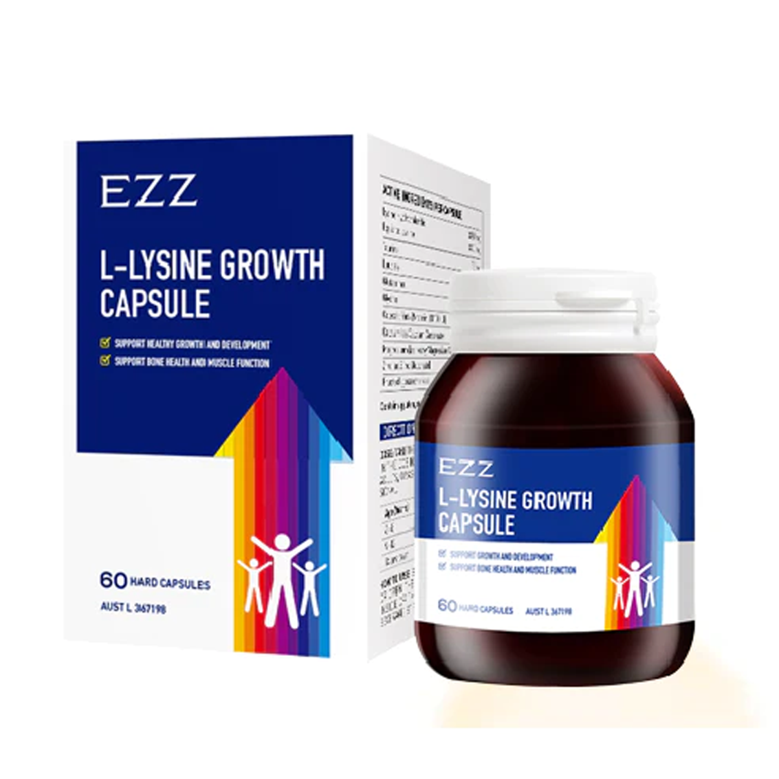 EZZ L-Lysine Growth Capsule 60 Caps – Bio Herb NZ