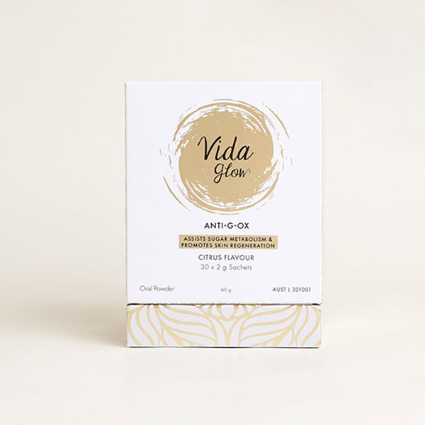 Vida Glow Anti-G-Ox Antioxidant Powder Citrus Flavour 2g*30 sachets ...